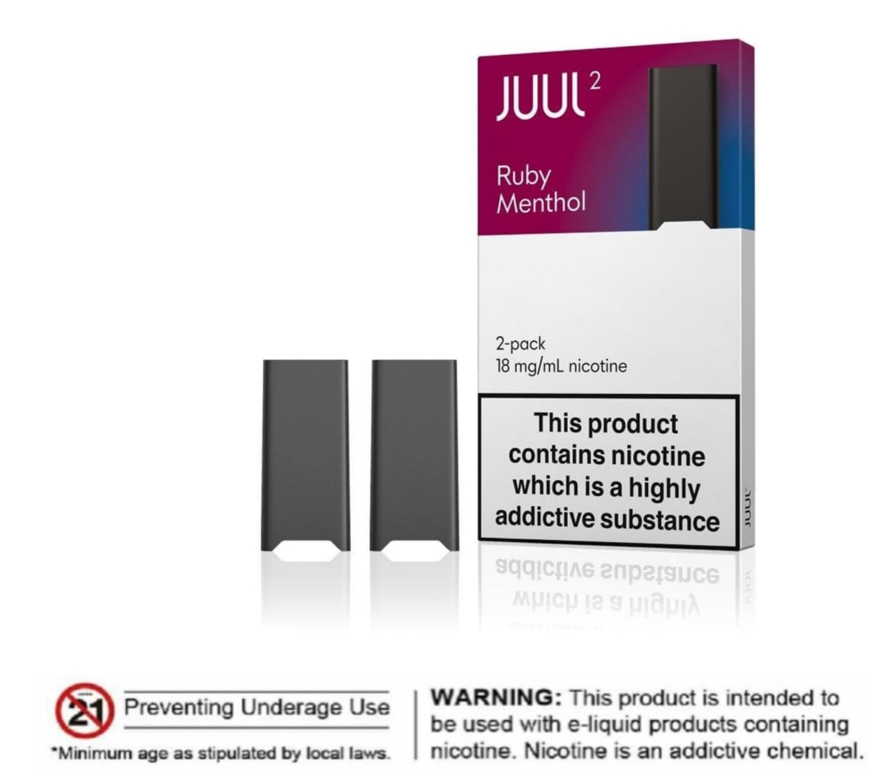Juul 2 pod Ruby Menthol – HETTS DXB